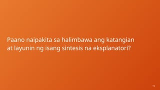 Sintesis-Filipino-sa-Piling-Larang-Akademik_pptx | PPTX