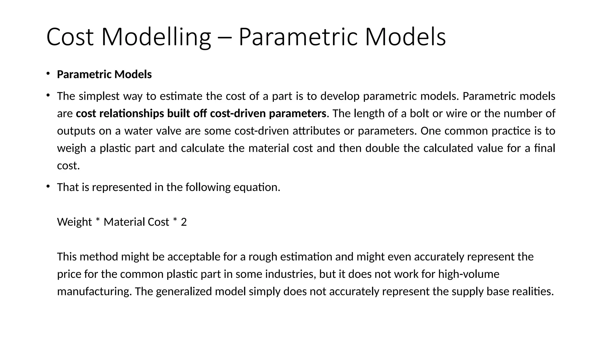 1. Cost Modelling.pptx about life cycle costs | PPTX