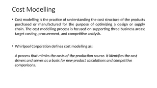 1. Cost Modelling.pptx about life cycle costs | PPTX
