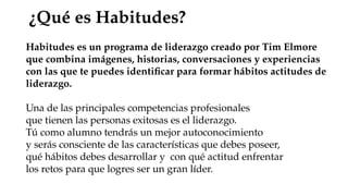 The iceberg Habitudes, UN DISEÑO PARA LA VIDA | PPTX