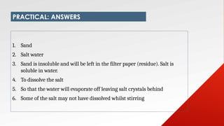 1. Separation of Mixtures.pptx Grade 8 - Checkpoint | PPTX