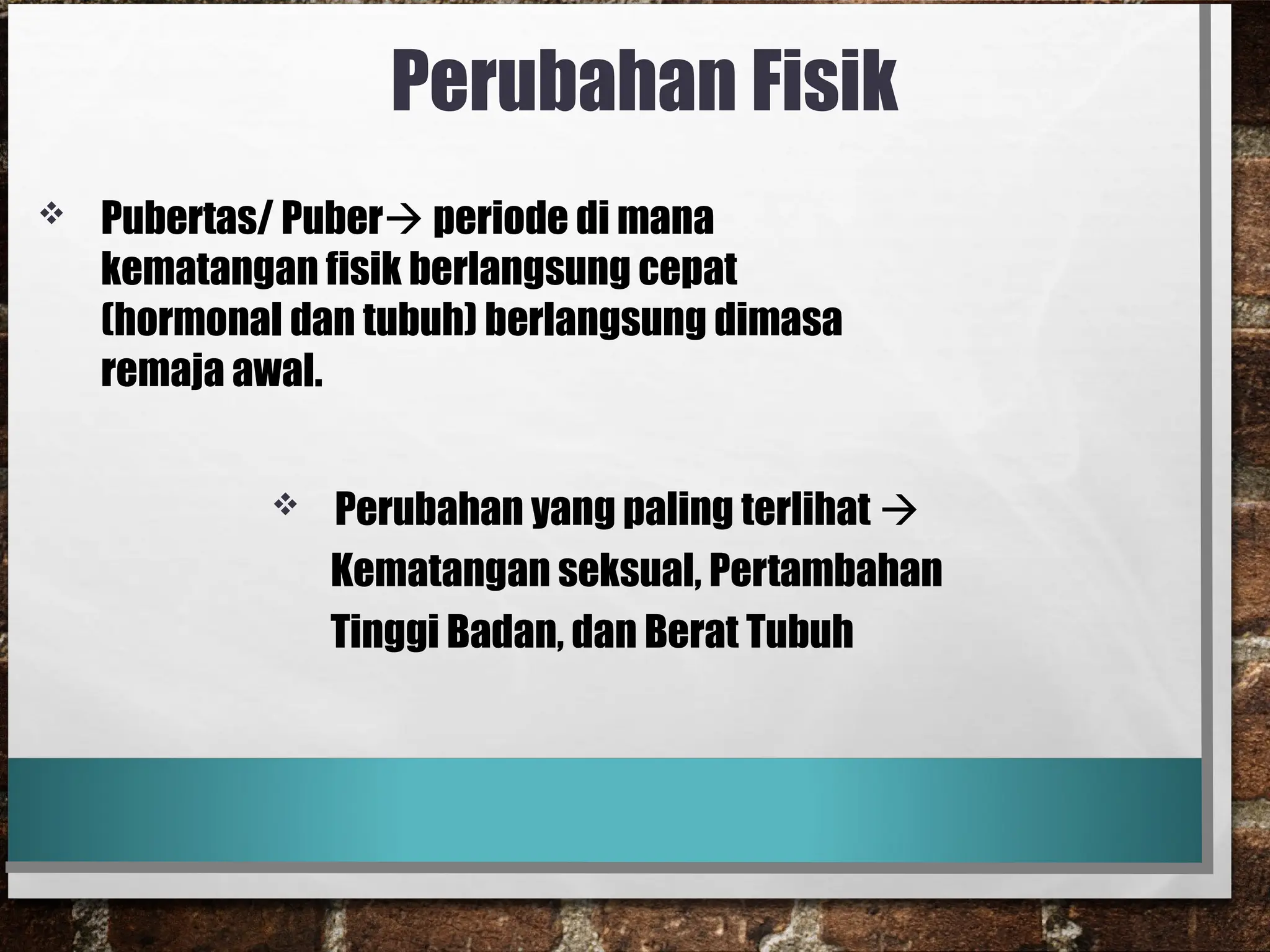 Teori perkembangan pada masa remaja .ppt