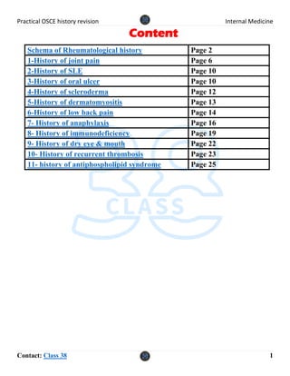 1 History Of Rhumatology Practical Osce Revsion Class38 Pdf