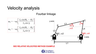 Kinematic analysis part 2, mechanism design | PPT