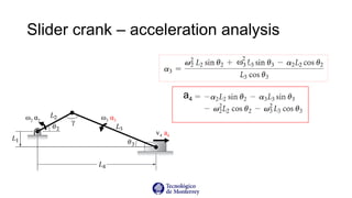 Kinematic analysis part 2, mechanism design | PPT