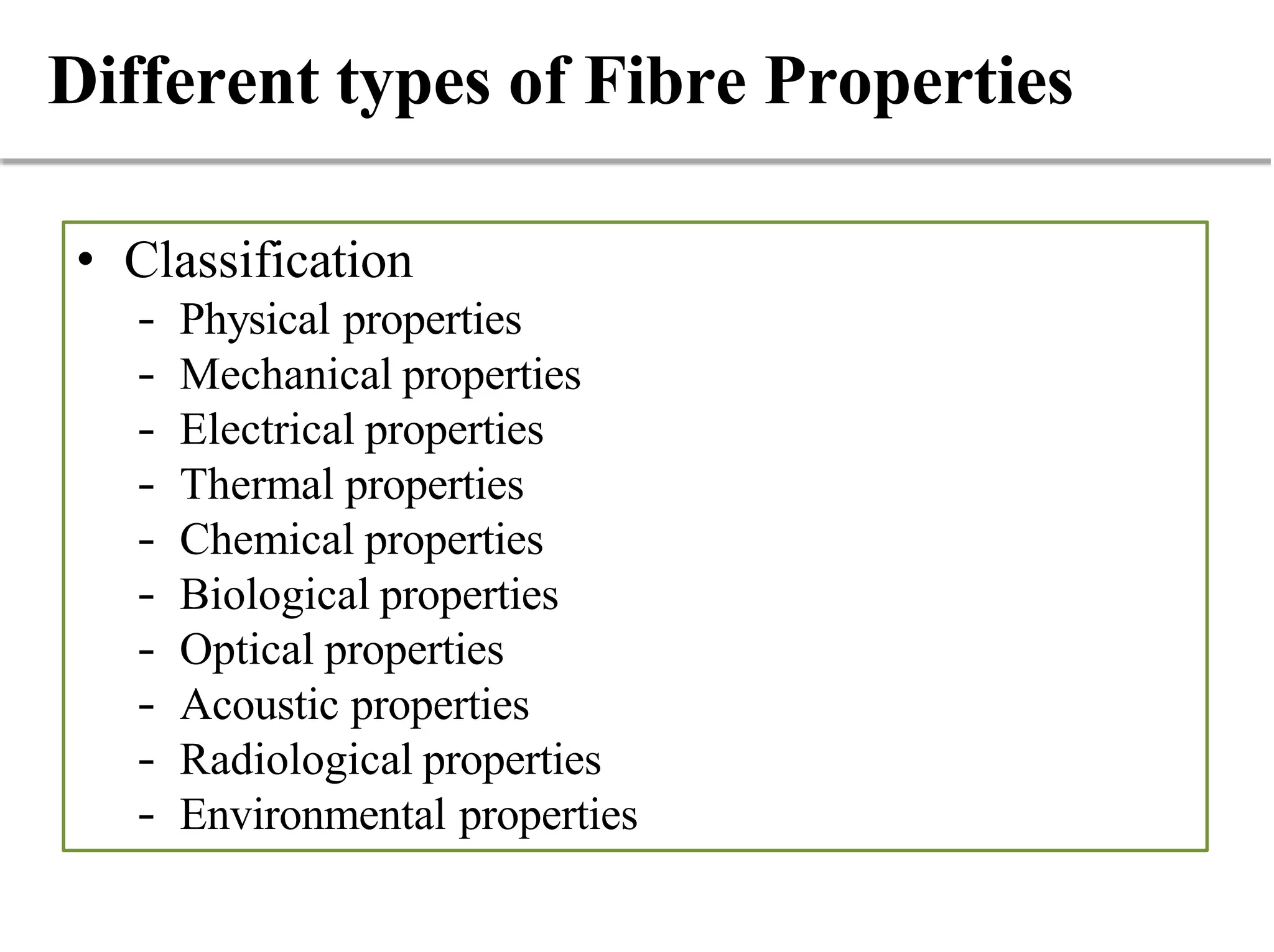 1. Properties_of_Textile_Fibres , Also known as the modulus of ...