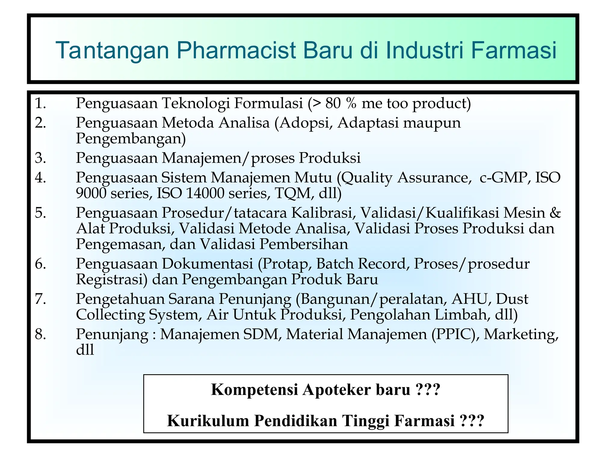 1.PENGENALAN INDUSTRI FARMASI.ppt farmasi | PPT