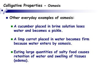 Colligative Properties - Chemistry XII Grade | PDF