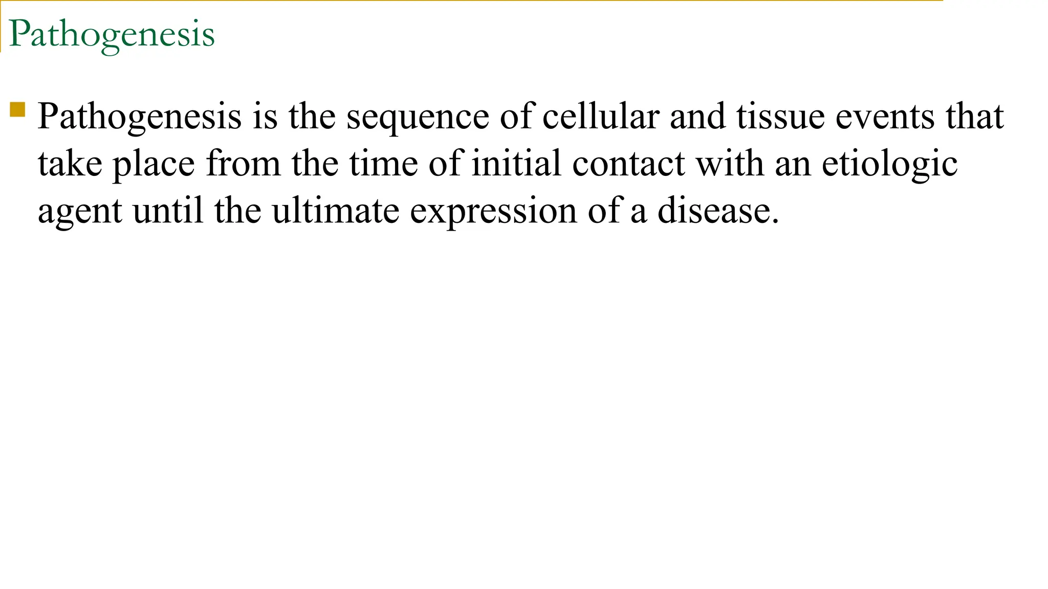 Introduction to Pathophysiology for BScN | PPTX