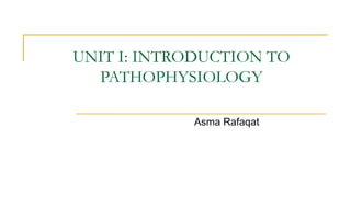 Introduction to Pathophysiology for BScN | PPT