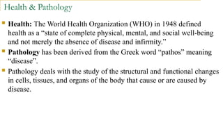 Introduction to Pathophysiology for BScN | PPT