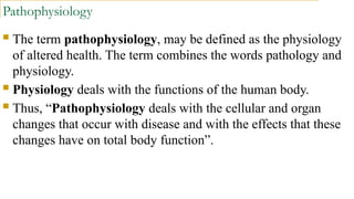 Introduction to Pathophysiology for BScN | PPT