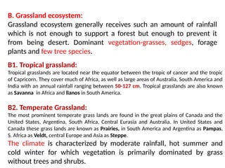 Ecosystems and their importance and classification | PPTX