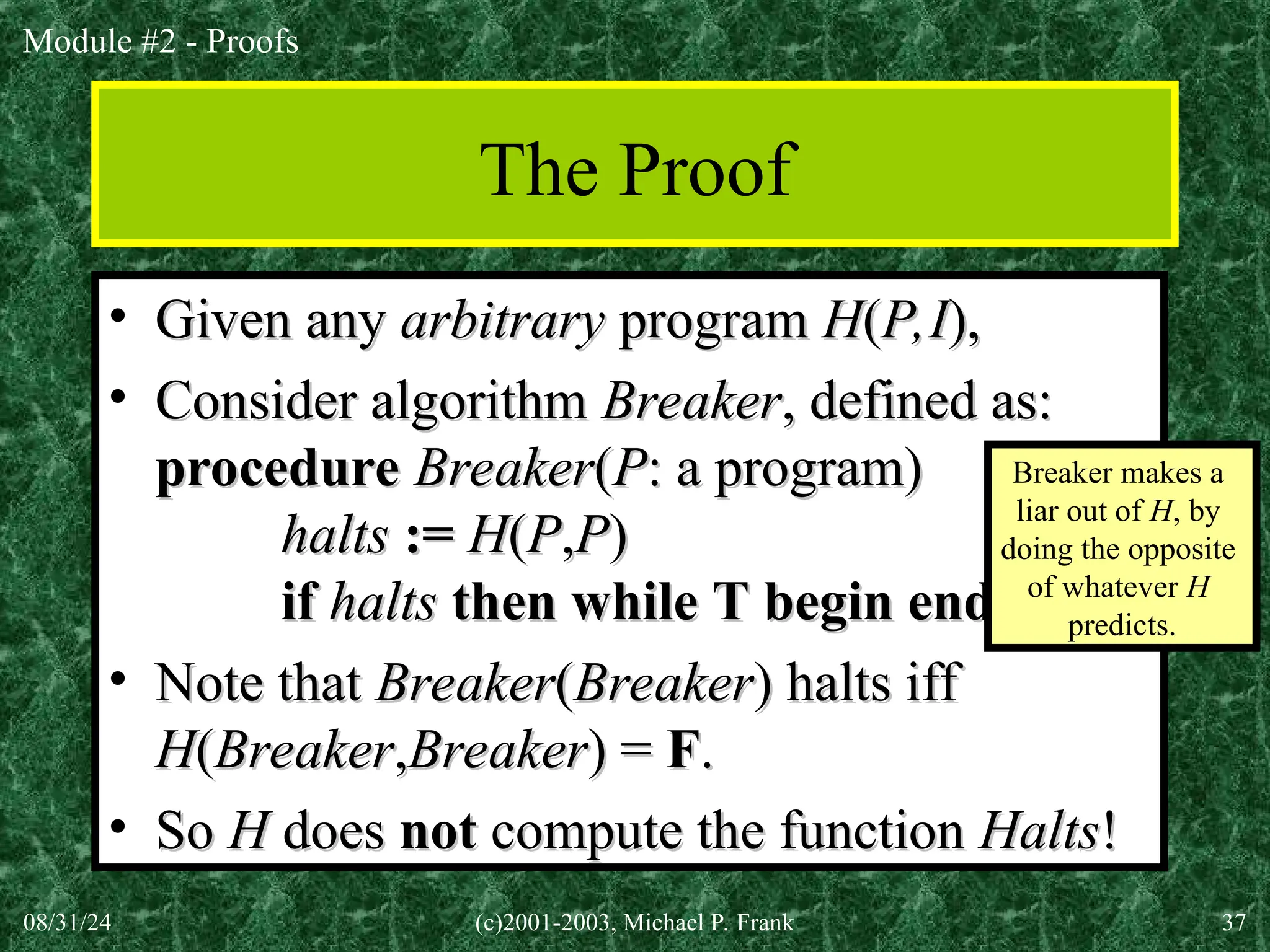 Module 2: Logic - Basic Proof Methods GEC 2 | PPT