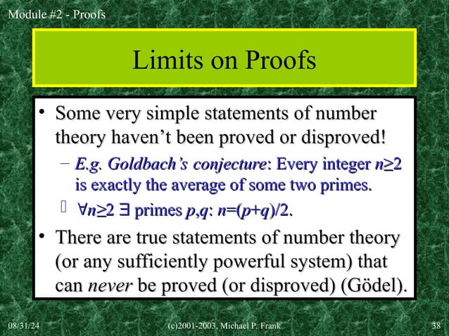 Module 2: Logic - Basic Proof Methods GEC 2 | PPT