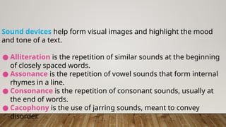 LITERARY DEVICES IN STUDYING 21ST CENTURY LITERATURE | PPTX