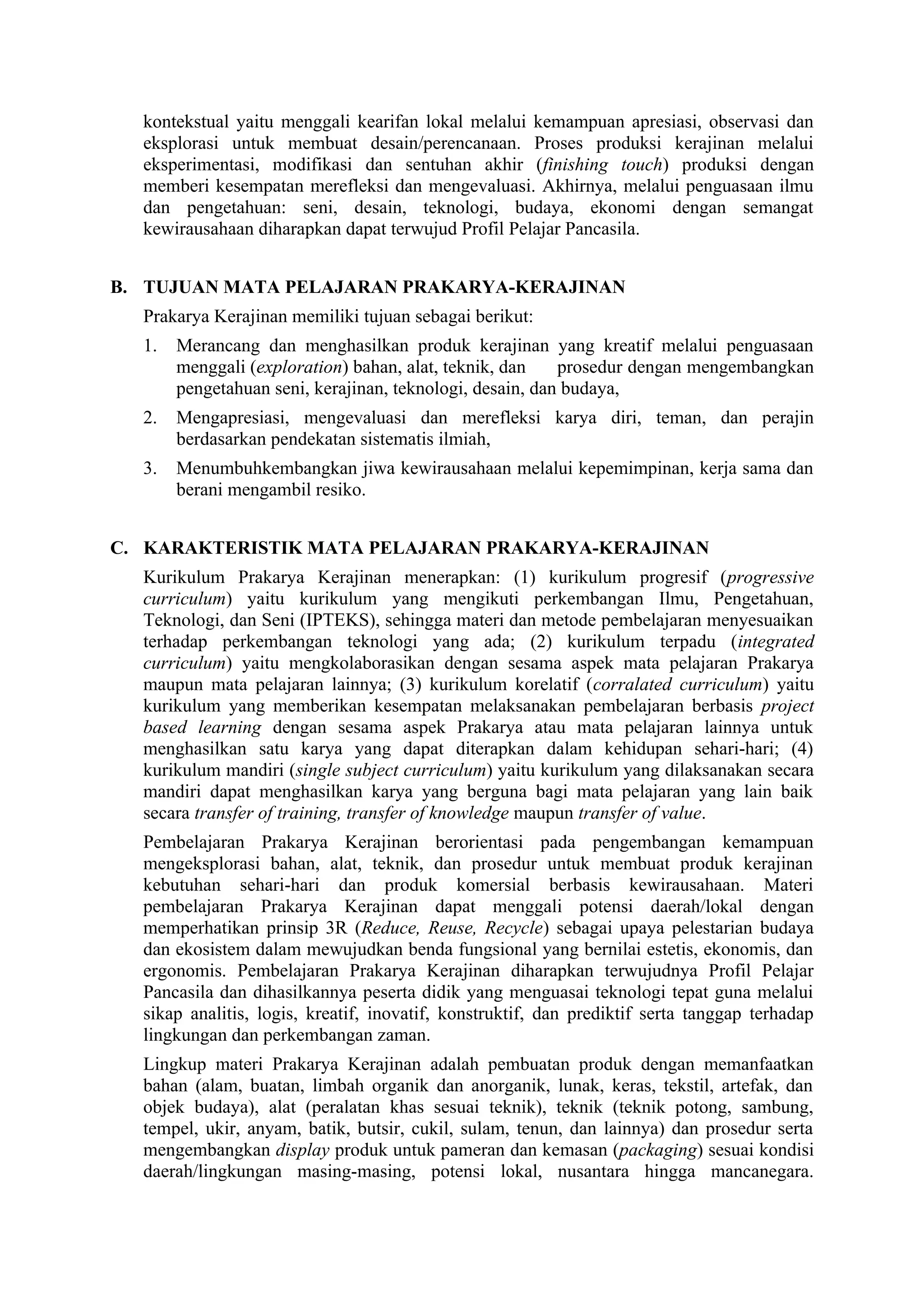 CP Fase F - PKWU (Kerajinan untuk semester Ganjil).docx