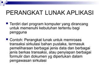 Pengertian Aplikasi atau Perangkat Lunak | PPT