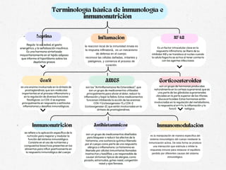 Mapa conceptual, terminología básica de inmunidad e inmunonutricion | PDF