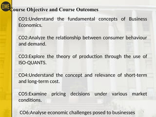 Meaning, scope and definition of business economics | PPT