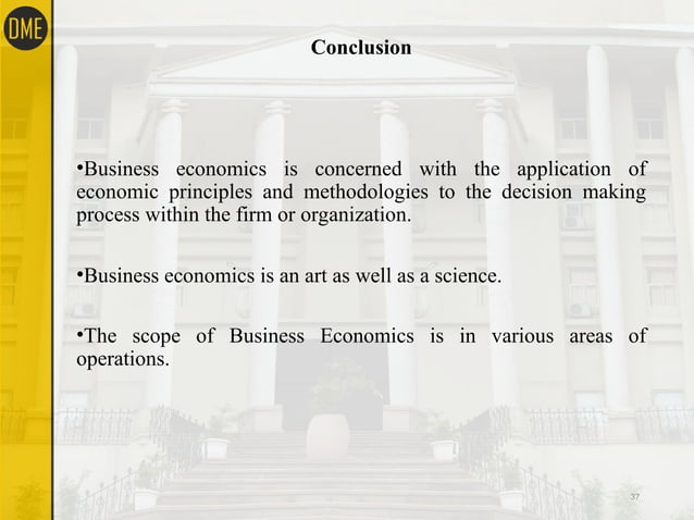 Meaning, scope and definition of business economics | PPT | Business ...
