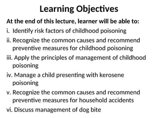 1. ACCIDENTAL POISONING IN CHILDHOOD (2).ppt