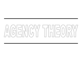 1. Agency Theory and its implications and assumptions | PPT