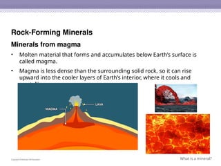 1. What is a mineral and how we use them Earth Science | PPTX | Geology ...