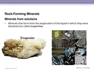 1. What is a mineral and how we use them Earth Science | PPTX | Geology ...