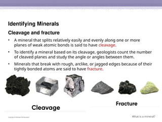 1. What is a mineral and how we use them Earth Science | PPTX | Geology ...