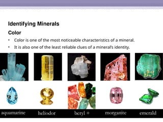 1. What is a mineral and how we use them Earth Science | PPTX | Geology ...