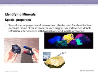 1. What is a mineral and how we use them Earth Science | PPTX | Geology ...
