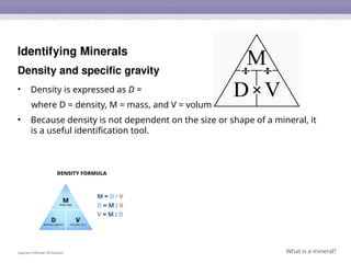 1. What is a mineral and how we use them Earth Science | PPTX | Geology ...