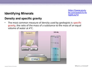 1. What is a mineral and how we use them Earth Science | PPTX | Geology ...