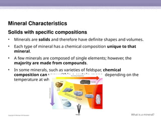 1. What is a mineral and how we use them Earth Science | PPTX | Geology ...