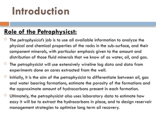 1. Introduction to petrophysics and formation evaluation. Lecture 1.pptx