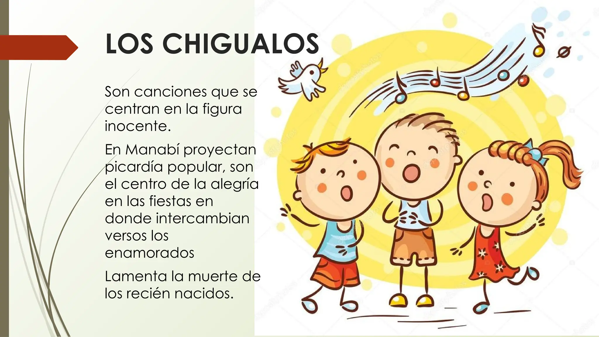 COPLAS, CHIGUALOS Y ALABAOS.pptx Literatura Universal | PPTX