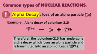 Physical Science - A Lesson about Nuclear Reactions | PDF
