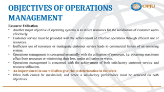 Concepts and principles of Operations Management | PPTX | Manufacturing ...