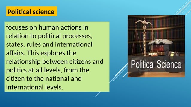 Different Branches of Social Sciences Ppt | PPTX