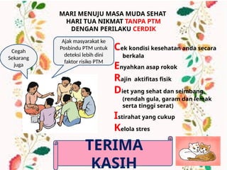 Macam macam Penyakit tidak menular prioritas | PPTX