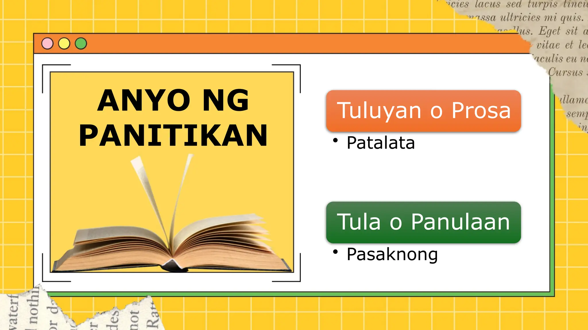 Pagtuturo ng Pilipino sa Elementarya II (Panitikan ng Pilipinas) | PPTX