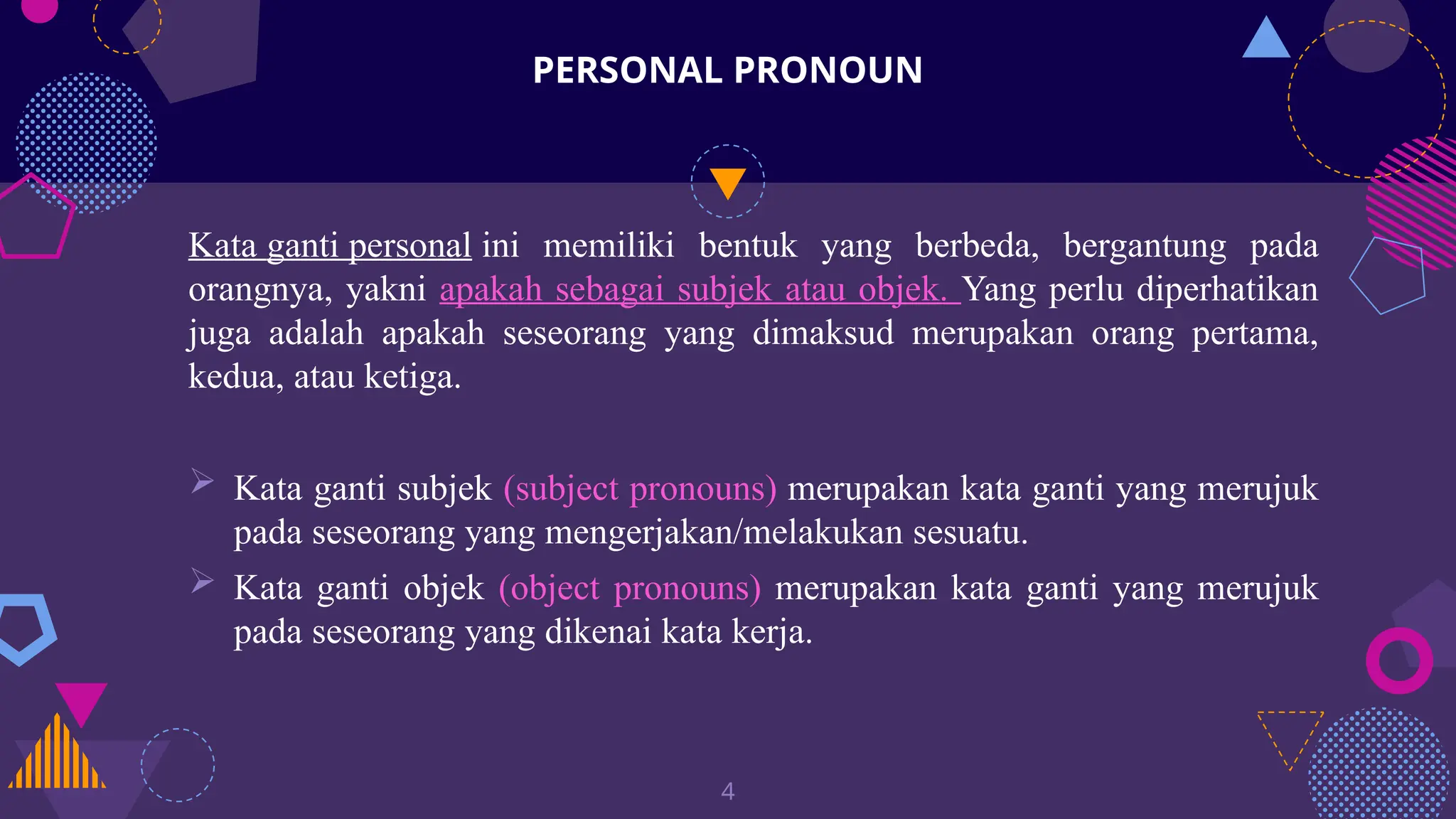 1.PRONOUN UNTUK KELAS X KURIKULUM MERDEKA | PPTX