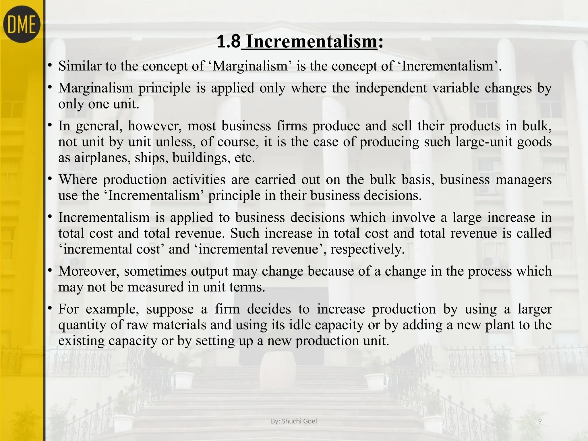 1.8.ppt- what is incrementalism in economics | PPT