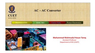 “Comprehensive Guide to AC-AC Converters | PPT