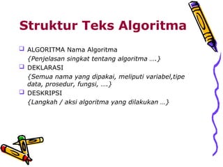 1. Algoritma.ppt materi teknik elekronika | PPT | Free Download