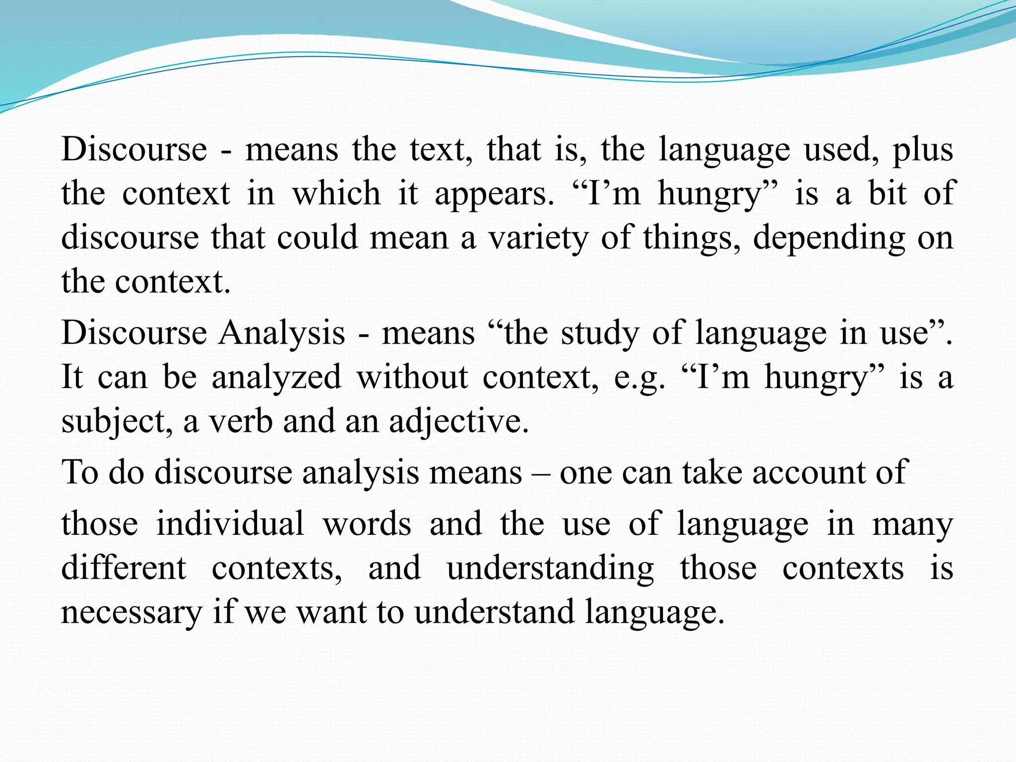1. Discourse Analysis.pptx complete notes | PPT