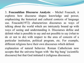 1. Discourse Analysis.pptx complete notes | PPTX