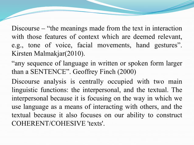 1. Discourse Analysis.pptx complete notes | PPT