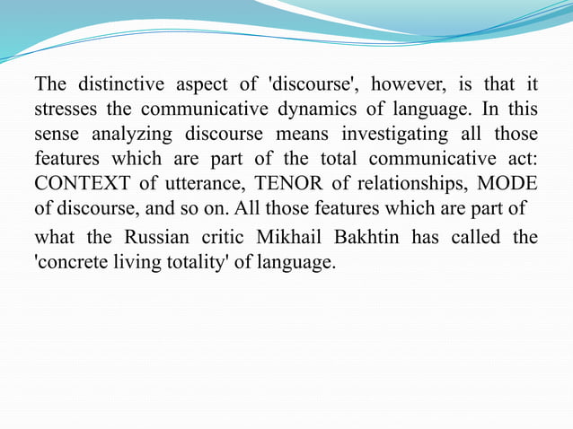 1. Discourse Analysis.pptx complete notes | PPT
